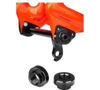 China Bicycle 7075 Aluminum Alloy Thru Axle Lock Nut 12mm High Strength Road Bike for sale