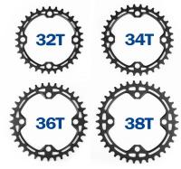 China 104BCD 7075-T6 Aluminum Alloy Mountain Bike Chainring 32T 34T 36T 38T Single Chainwheel for sale
