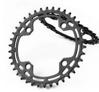 China 104BCD 7075-T6 Aluminum Alloy Mountain Bike Chainring 32T 34T 36T 38T Single Chainwheel for sale