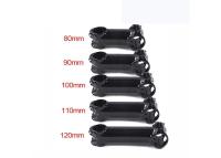 China Carbon Fiber 3K Weave Bike Stem 31.8mm Alloy Aluminum Road MTB Stem 80-120mm for sale