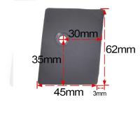 China BXT T1000 Carbon Fiber Dustproof Cable Bottom Cover for MTB Frame 10g Black Matte Gloss for sale