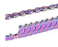 China BXT Mountain Bicycle Chain 10 11 12 Speed Dazzle Color Alloy Steel Road Bike Chain for sale