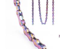 China BXT Mountain Bicycle Chain 10 11 12 Speed Dazzle Color Alloy Steel Road Bike Chain for sale