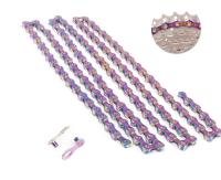 China BXT Mountain Bicycle Chain 10 11 12 Speed Dazzle Color Alloy Steel Road Bike Chain for sale