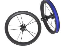 China 12 Inch Full Carbon Fiber Kids Balance Bike Wheelset 462g 10 Spoke Hole for sale
