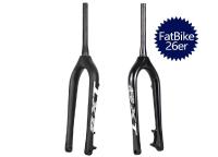 China 26er Carbon Fiber Gravel Snow Fat Bike Fork T800 Disc Brake 150x15mm for sale