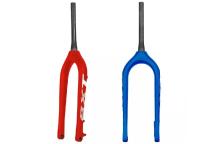 China 26er Carbon Fiber Gravel Snow Fat Bike Fork T800 Disc Brake 150x15mm for sale