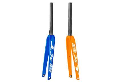 China 700C Carbon Gravel Fork Disc Brake T800 460g 27.5 MTB Fork 100x15mm Thru Axle for sale