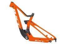 China Full Suspension Carbon Fiber MTB Frame 29er 100mm Travel T1000 EPS Technology for sale