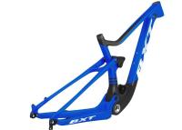 China 29er Full Suspension Carbon Fiber MTB Frame T1000 100mm Travel Bicycle Frame for sale
