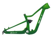 China 24er Carbon Full Suspension MTB Frame T1000 90mm Travel Boost 148x12mm for sale