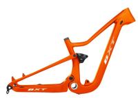 China 24er Carbon Full Suspension MTB Frame T1000 90mm Travel Boost 148x12mm for sale