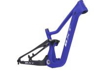 China 24 inch Carbon Fiber Full Suspension Mountain Bike Frame for Kids T1000 90mm Travel for sale