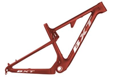 China BXT XC Carbon Mountain Bike Frame Full Suspension 29er T1000 100mm Travel Disc Brake for sale