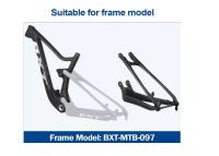 China BXT T1000 Carbon Full Suspension Frame Rear Forks 29er 100mm Travel 148x12mm for sale