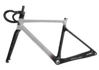 China Carbon Fiber Gravel Racing Frame 700C 49cm T1000 Hidden Cable Black Matte for sale