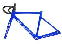 China Carbon Fiber Gravel Bike Frame 700C T1000 Disc Brake Road Frame Matte Black for sale