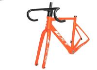 China Carbon Fiber Gravel Bike Frame 700C T1000 Disc Brake Road Frame Matte Black for sale