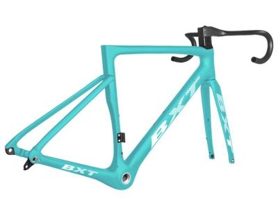 China BXT T1000 Carbon Fiber Road Bike Frame 700C Disc Brake 1200g Lightweight for sale