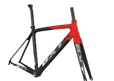 China 700C Carbon Road Bike Frame T1000 V Brake Frameset 500mm 530mm 550mm for sale