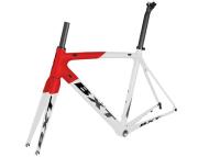 China 700C Carbon Road Bike Frame T1000 V Brake Frameset 500mm 530mm 550mm for sale