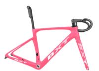 China 700C Full Carbon Fibre Gravel Road Bike Frameset T1000 Thru Axle 47-56cm for sale