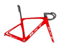 China 700C Full Carbon Fibre Gravel Road Bike Frameset T1000 Thru Axle 47-56cm for sale