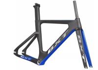 China 700C Carbon Road Bike Frame TT Bike Aero Shaping Time Trial Frameset Toray T800 49-57CM for sale
