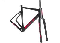 China T1000 Carbon Gravel Bike Frame Disc Frameset 700Cx47C Tire Fully Hidden Cable for sale