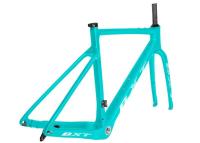 China T1000 Carbon Gravel Bike Frame Disc Frameset 700Cx47C Tire Fully Hidden Cable for sale