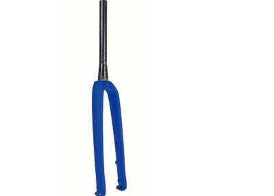China 700C Gravel Road Bike Carbon Fork T800 EPS Technology Flat Mount Disc Brake 140mm 100x12mm Thru Axle for sale