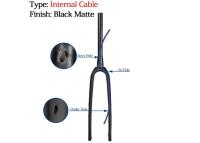 China Full Carbon Gravel Bike Fork 700C 27.5 T800 Disc Brake 140mm Flat Mount for sale