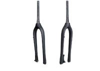 China 27.5 Inch Full Carbon MTB Fork Thru Axle 110mm 100mm Disc Brake Tapered for sale