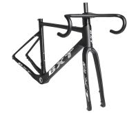 China T1000 Full Carbon Fiber Gravel Bike Frameset 700C Hidden Cable Disc Brake for sale