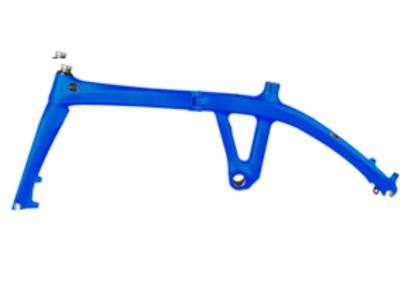China BXT Carbon Folding Bike Frame And Fork Carbon Fiber 3K Weave Frameset for sale
