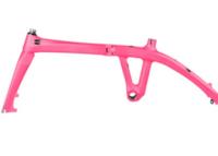 China BXT Carbon Folding Bike Frame And Fork Carbon Fiber 3K Weave Frameset for sale