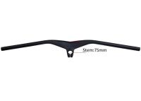 China BXT Carbon MTB Integrated Handlebar Stem 31.8mm 65mm 75mm Full Carbon Fiber for sale