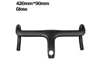 China Carbon Aero Road Bike Handlebar Integrated T800 700c 380g 90-120mm Stem for sale