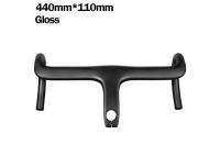 China Carbon Aero Road Bike Handlebar Integrated T800 700c 380g 90-120mm Stem for sale