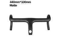 China Carbon Aero Road Bike Handlebar Integrated T800 700c 380g 90-120mm Stem for sale