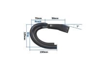 China Carbon Aero Road Bike Handlebar Integrated T800 700c 380g 90-120mm Stem for sale