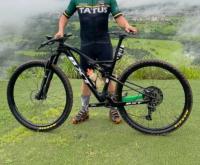 China 29er 11 Speed Carbon Full Suspension Mountain Bike Boost 148x12mm T1000 Frame for sale
