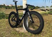 China Fixed Gear Aero Shaping Carbon Road Bike Racing Track Complete Bicycle 700C 52cm for sale