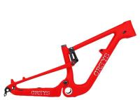 China 20 Inch Full Suspension Carbon Fiber Kids Mountain Bike Frame 80mm Travel Boost 148 for sale