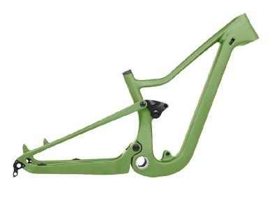 China 24 Inch XC Full Suspension Carbon Mountain Bike Frame T1000 148x12mm Boost Kids MTB Frame for sale
