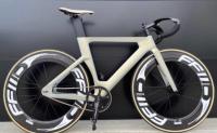 China 700C Carbon Track Bike Frame Fixed Gear Frameset Toray T800 Max 25C Tire with Fork for sale