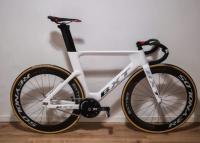 China 700C Carbon Track Bike Frame Fixed Gear Frameset Toray T800 Max 25C Tire with Fork for sale