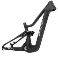 China 24 Inch XC Full Suspension Carbon Mountain Bike Frame T1000 148x12mm Boost Kids MTB Frame for sale