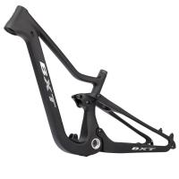 China 24 Inch XC Full Suspension Carbon Mountain Bike Frame T1000 148x12mm Boost Kids MTB Frame for sale
