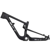 China 20 inch Carbon Full Suspension MTB Frame 80mm Travel Boost 148x12mm Kids Bike Frame for sale